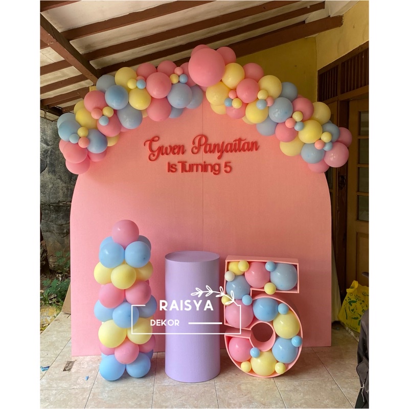 Jual Backdrop Ulang Tahun 2x2m styrofoam | Shopee Indonesia