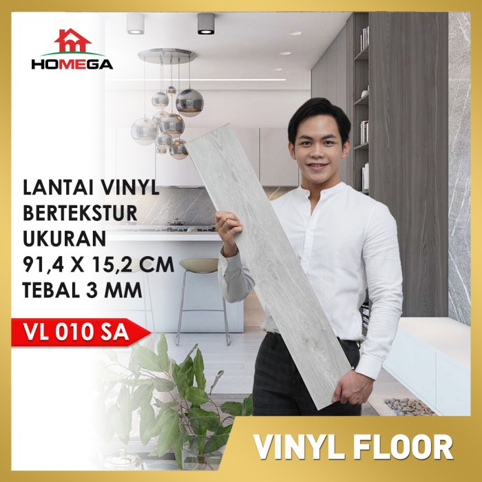 Jual Lantai Homega Vinyl Lantai Pvc Parket Tekstur Kayu 91,4 Cm X 15,2 ...