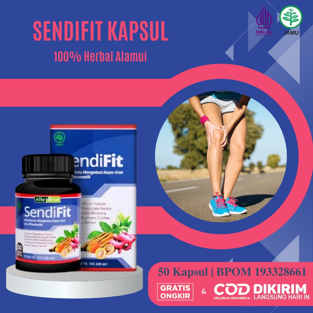 Jual SENDIFIT Obat Herbal Nyeri Lutut, Obat Nyeri Sendi Lutut, Obat ...