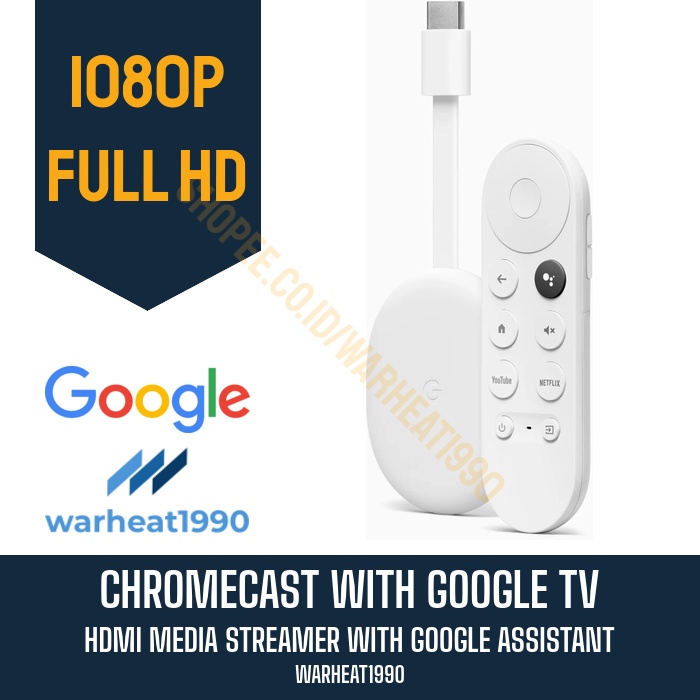 Jual Chromecast with Google TV FullHD HD Voice Remote Android TV ...