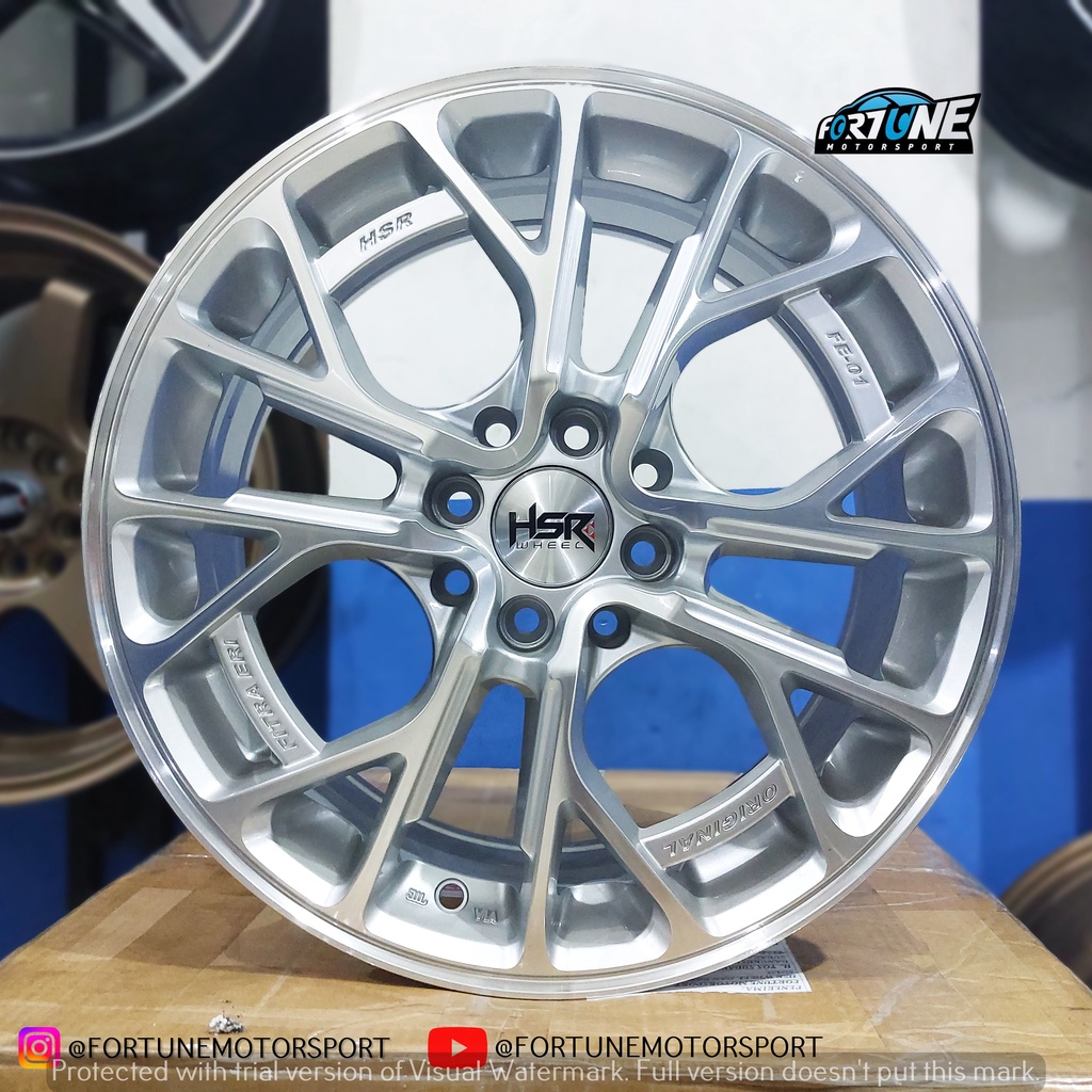 Jual VELG MOBIL MODEL FITRA ERI FE01 R16 LUBANG 4 PCD 4X100 / 4X114,3 R16 HSR | Shopee Indonesia
