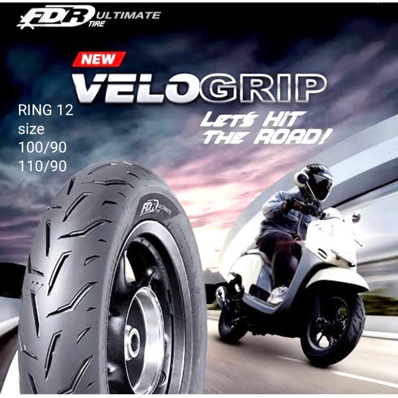 Jual FDR CITY GO MATIC - VELO GRIP ( 100/90 - 110/90 ) RING 12 FREE ...