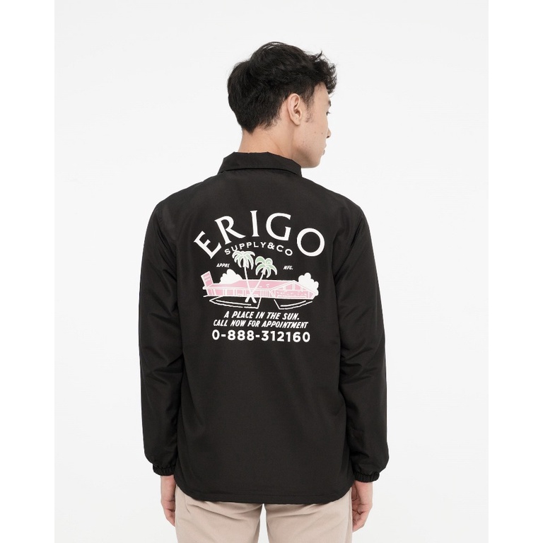 Jual Erigo Coach Jacket Calling Summer Black | Shopee Indonesia
