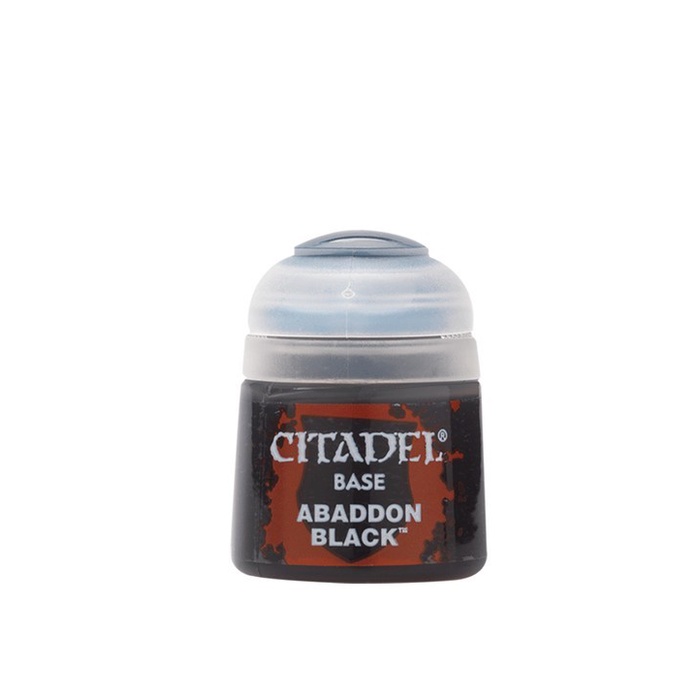 Jual CITADEL PAINT - BASE - ABADDON BLACK | Shopee Indonesia