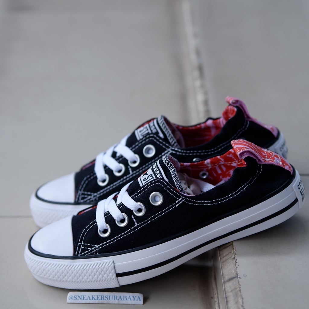 Jual Converse Chuck Taylor Shoreline Ox Black | Shopee Indonesia