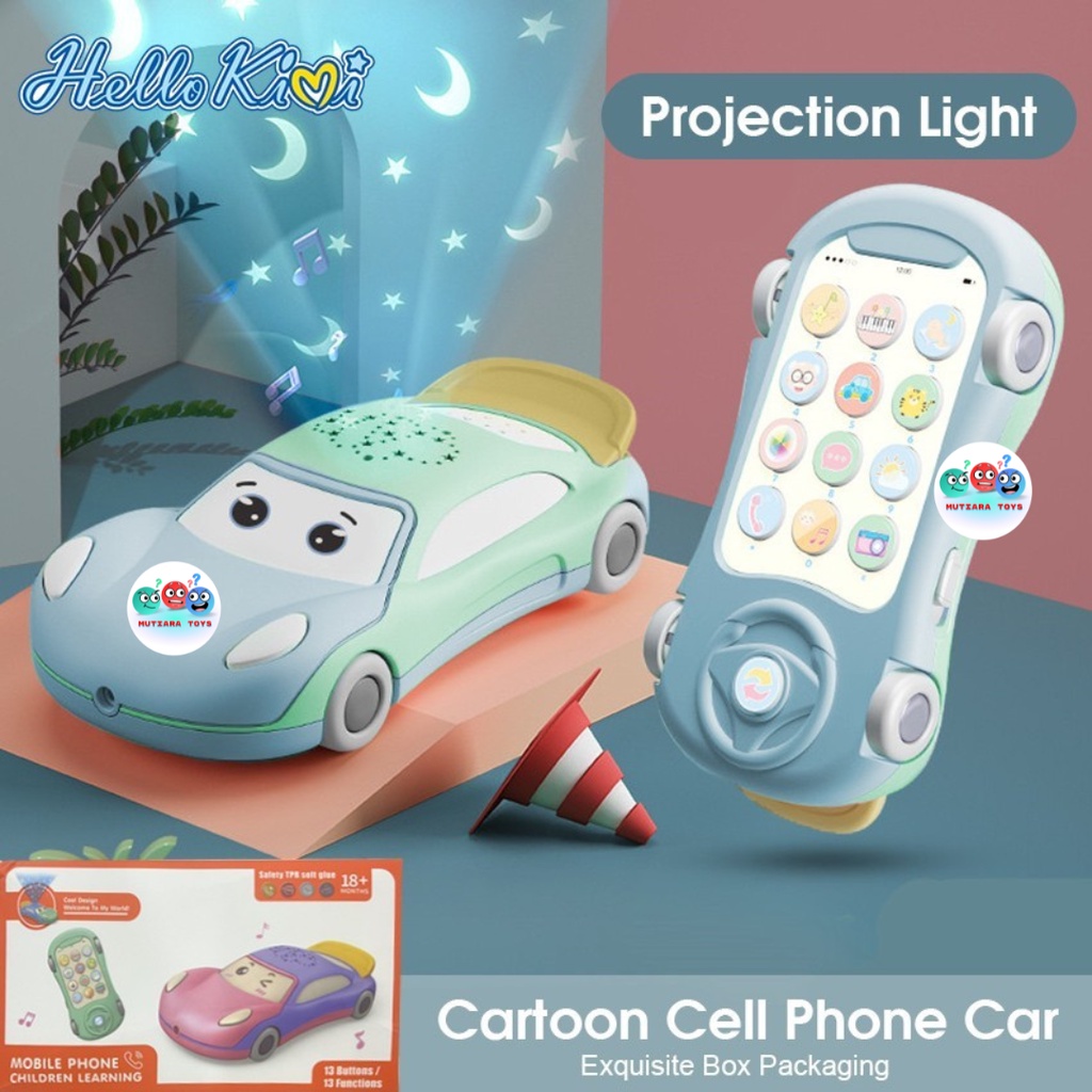 Jual MUTIARATOYS Mainan Anak Handphone Proyektor Dborki Children ...