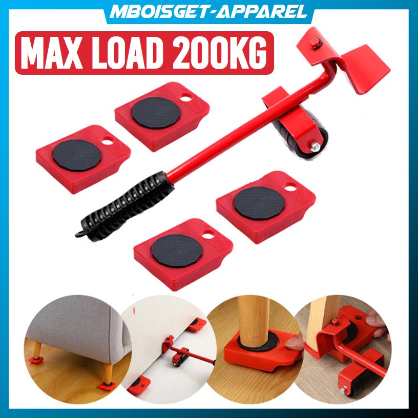 Jual MBOISGET - Alat BANTU Angkut Furniture Lifter Carrier Wheel Bar ...