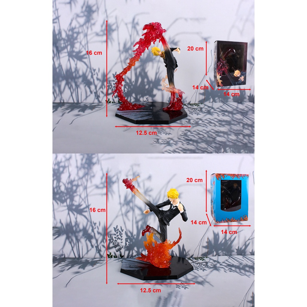 Jual One Piece Vinsmoke Sanji Flame Kick Devil Action Figure | Shopee ...