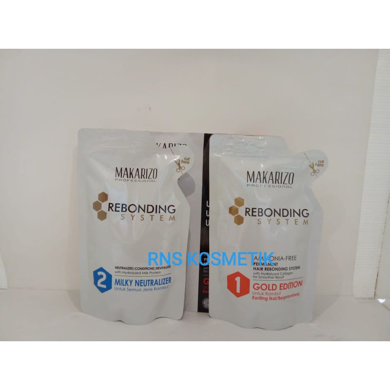 Jual Makarizo Permanent Hair Rebonding System/Cocok Buat Rambut Yang ...