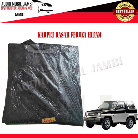 Jual KARPET DASAR PEREDAM LANTAI MOBIL FEROZA HITAM | Shopee Indonesia