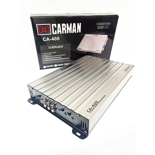 Jual Power 4 Channel Carman CA 400 mosfet power amplifier power mobil ...