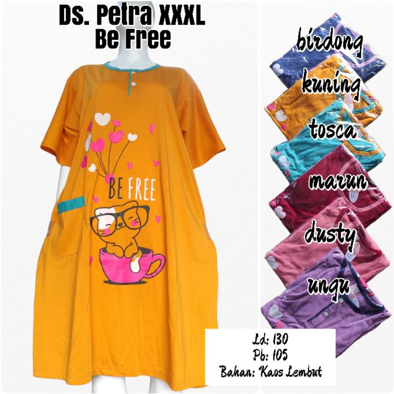 Jual DASTER KAOS SUPER JUMBO LD 130 XXXL / DASTER PETRA JUMBO BIG SIZE ...