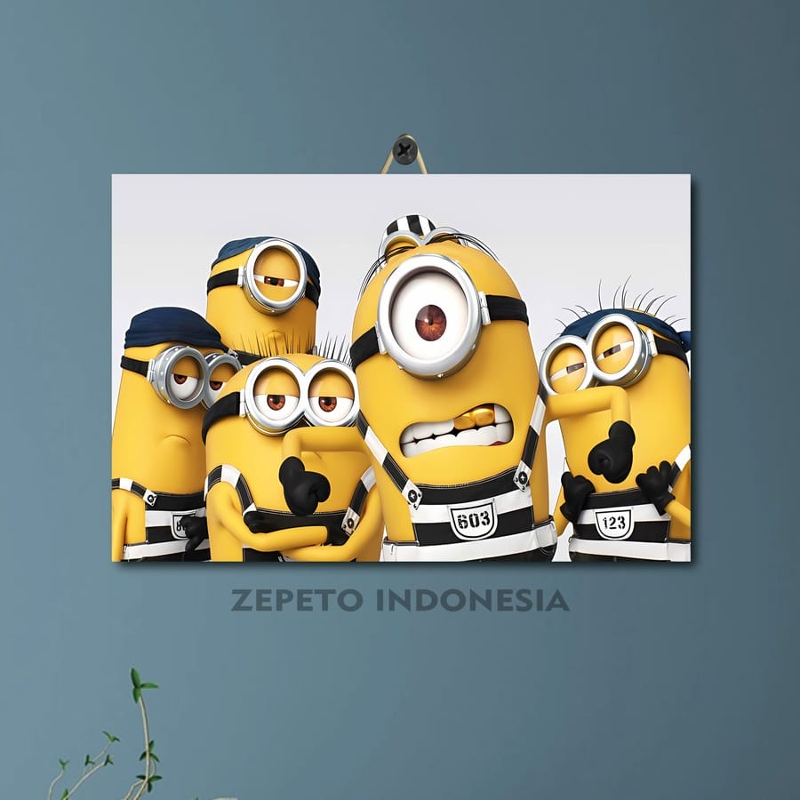 Jual DEKORASI KAMAR GAMING MOVIE GAMBAR MINION 20X30 II7OQ/VX9LU/ POSTER RUANG FILM MINION KEVIN ...
