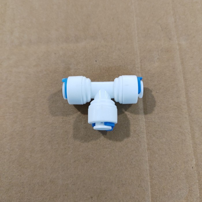 Jual Konektor RO TEE 1/4s X 1/4s X 1/4s Reverse Osmosis MLK27 | Shopee ...