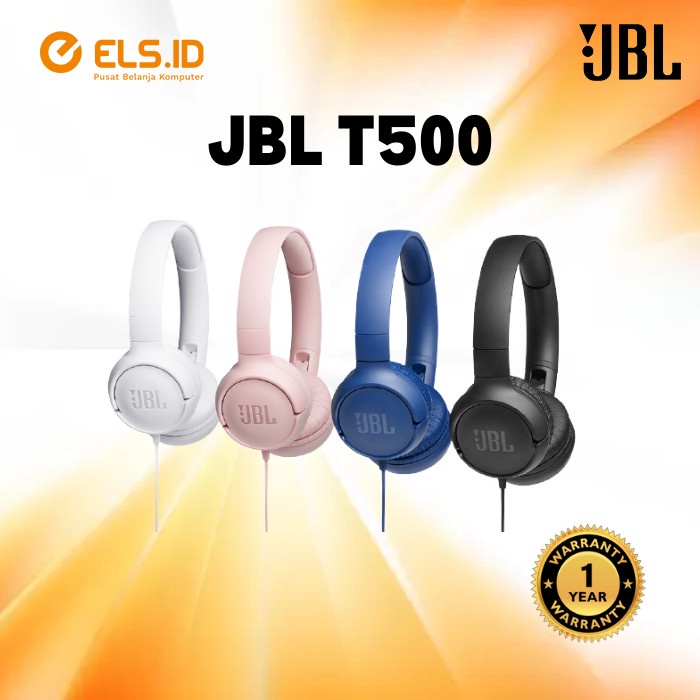 Jual Headset JBL T500 Headphone | Shopee Indonesia