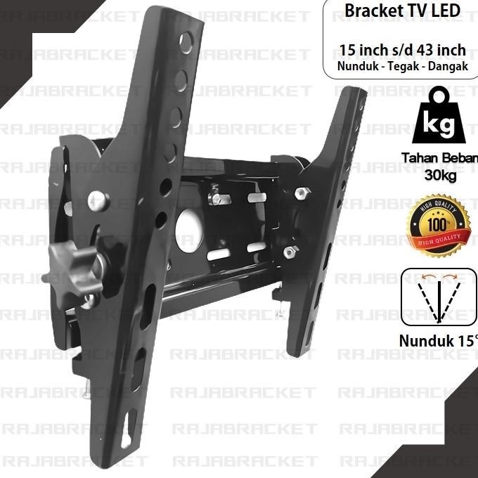 Jual Bracket TV 15 Inchi -43 Inch/Cocok Semua Merk Tv /2 Arah Nunduk ...