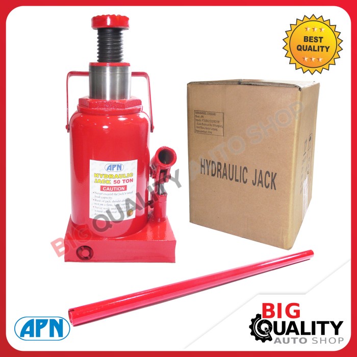 Jual Dongkrak Botol Hydraulic Jack Long APN 50 Ton | Shopee Indonesia