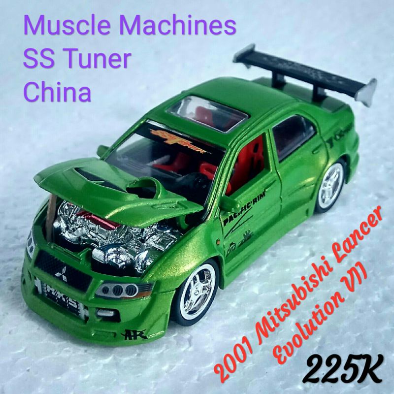 Jual Diecast Muscle Machines SS Tuner 2001 Mitsubishi Lancer Evolution ...