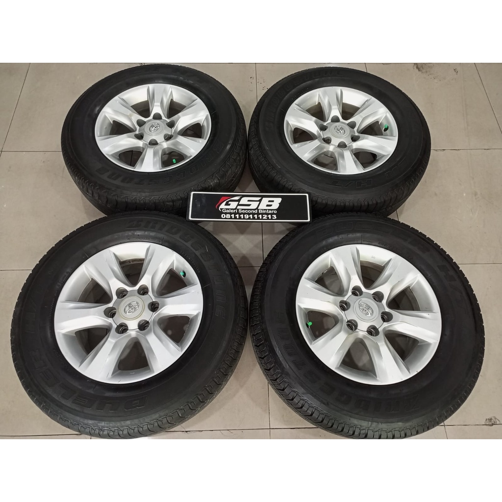 Jual VELG MOBIL SEKEN STD LAND CRUISER PRADO R17X7,5 6X139,7ET25SILVER ...