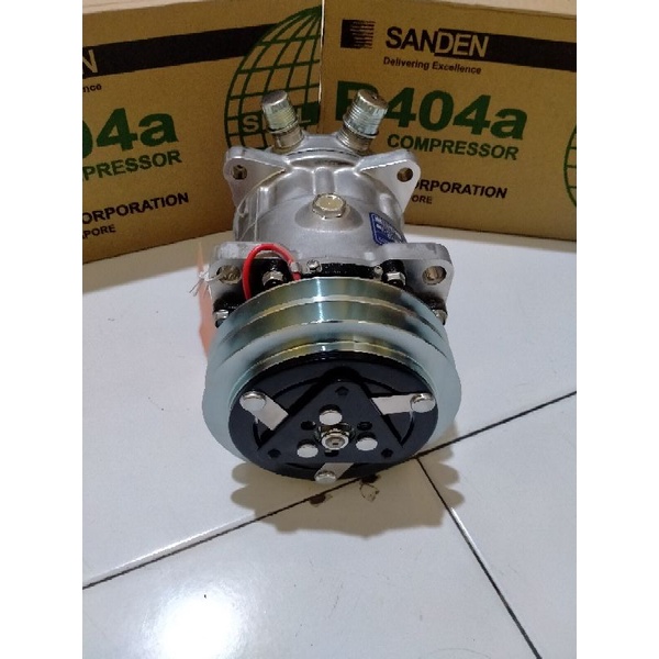 Jual compresor compressor kompresor kompressor ac sanden sd7l15 12volt r404a buat mobil box ice ...