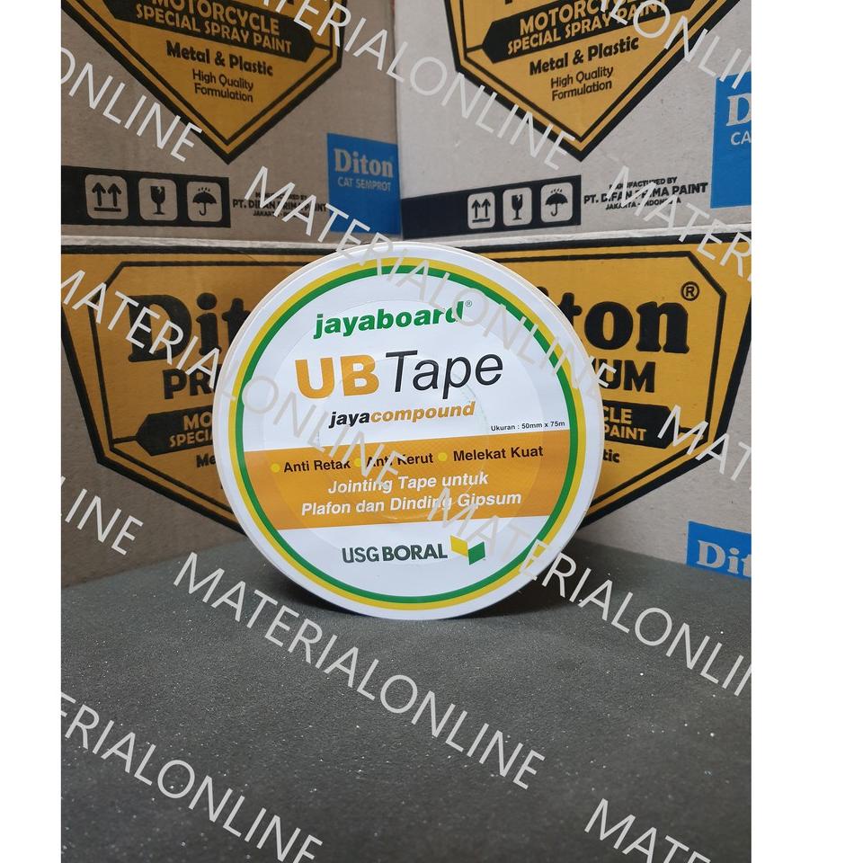 Jual Jayaboard UBTAPE Jointing Paper UB Tape Lakban Kassa Kompon Gipsum ...