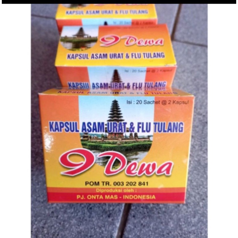 Jual KAPSUL 9 DEWA,,, ASAM URAT & FLU TULANG,,, | Shopee Indonesia