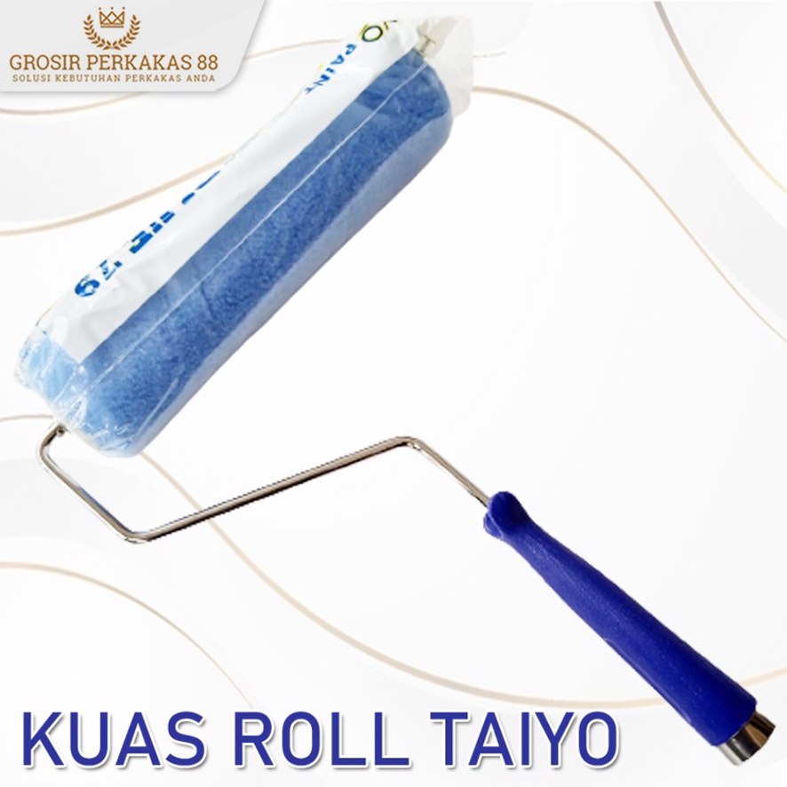 Jual Kuas Roll Roller Cat Dinding Tembok Rol Taiyo 9 Inch Blue Yellow ...