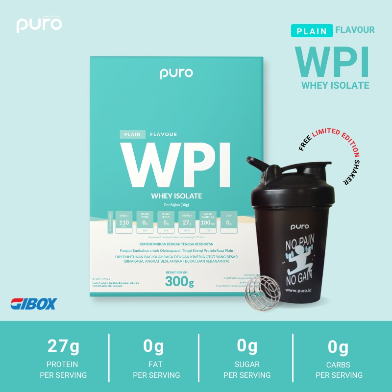 Jual PURO ISOPRO Whey Protein Isolate 90 92 susu protein 1.2kg | Shopee ...