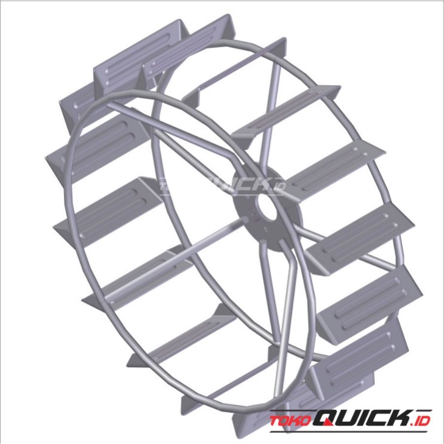 Jual Roda Besi Original Traktor Quick G1000 Boxer Standart - Cage Wheel ...