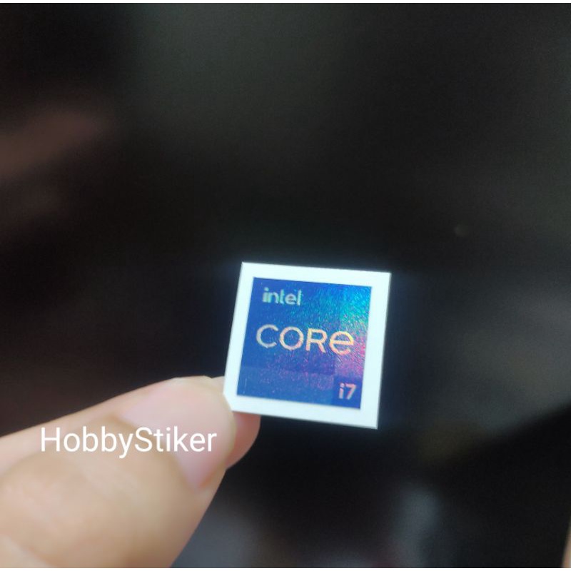 Jual Stiker core i7 untuk laptop pc efek hologram | Shopee Indonesia