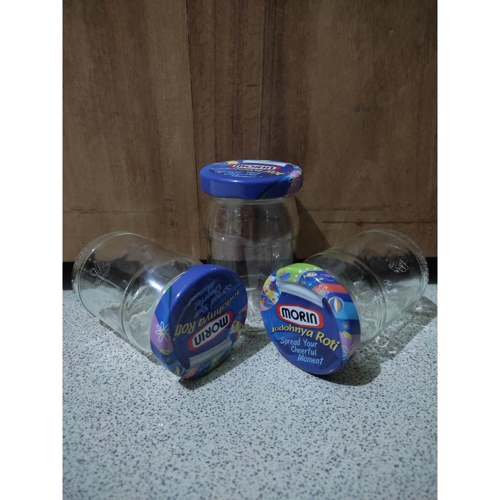 Jual BOTOL KACA MORIN 130ml TOPLES KACA KECIL BEKAS SELAI MORIN ...