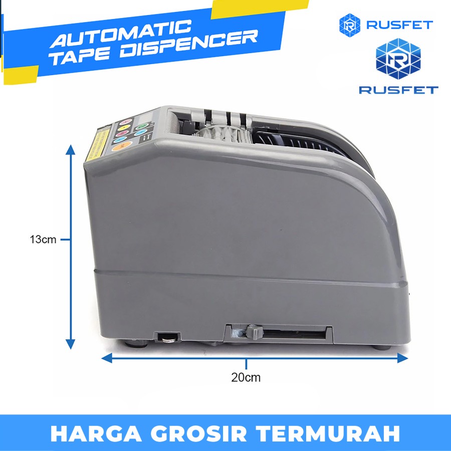 Jual Pemotong Lakban Otomatis Automatic Tape Dispenser Rusfet | Shopee ...
