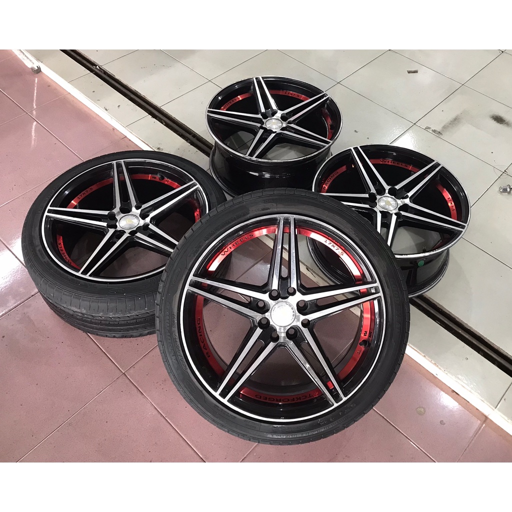 Jual velg mobil second vossen ring 17 untuk avanza livina kijang jazz yaris vios hol 4x100/114,3 ...