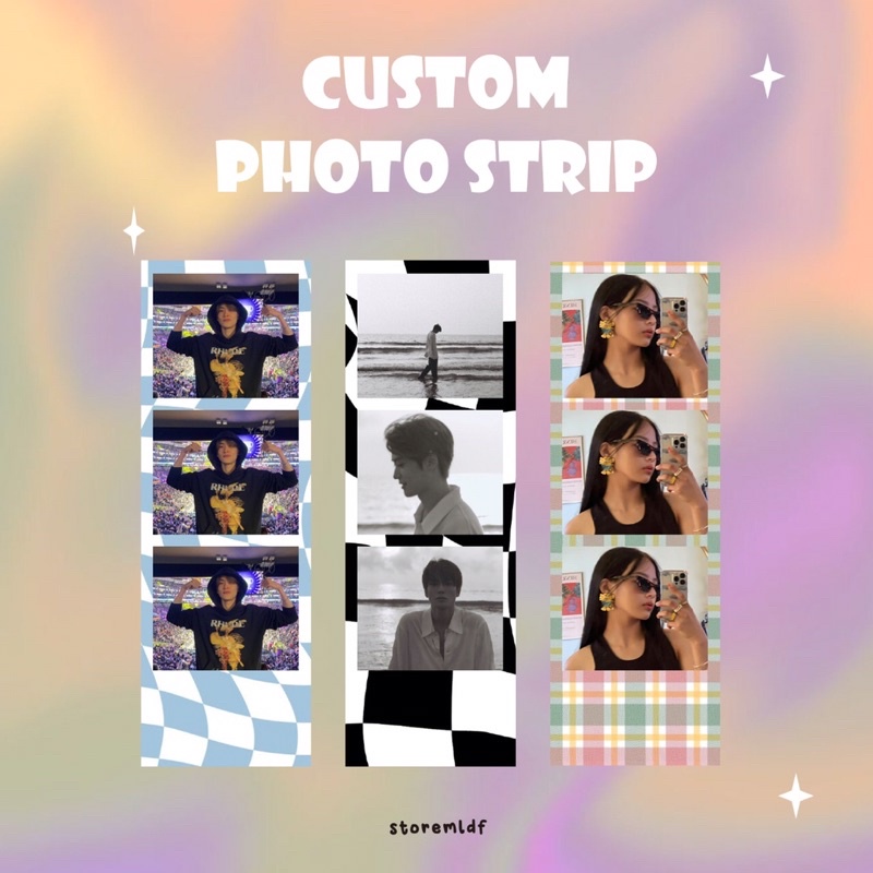 Jual CUSTOM CETAK PHOTO STRIP FOTO STRIP AESTHETIC PHOTO BOOTH FOTO ...