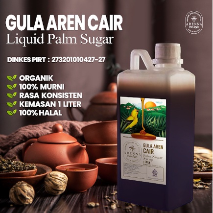 Jual Gula Aren Cair 1 Liter / Liquid Palm Sugar Arenna | Shopee Indonesia