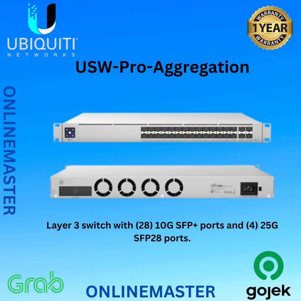 Jual Ubiquiti Switch Pro Aggregation USW-Pro-Aggregation | Shopee Indonesia