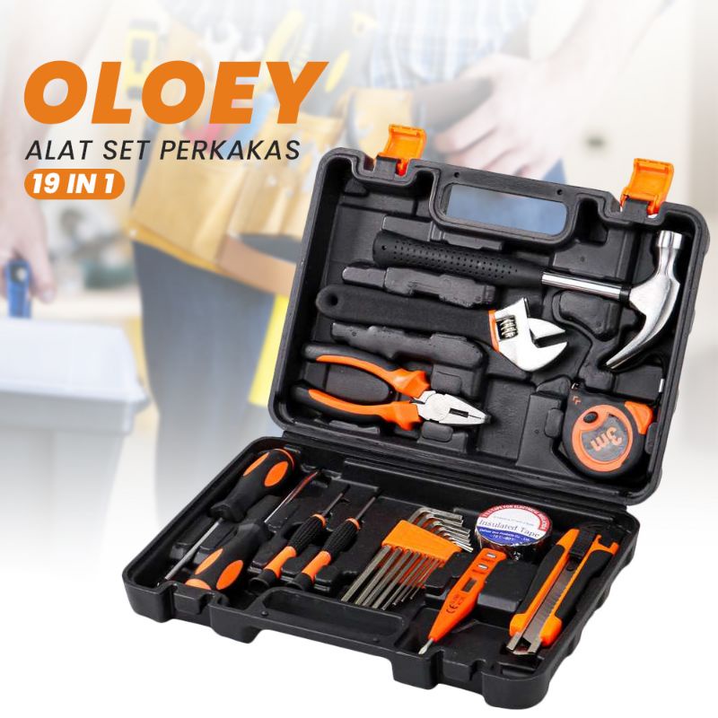 Jual Toolkit set Alat pertukangan Palu Tang obeng | Shopee Indonesia