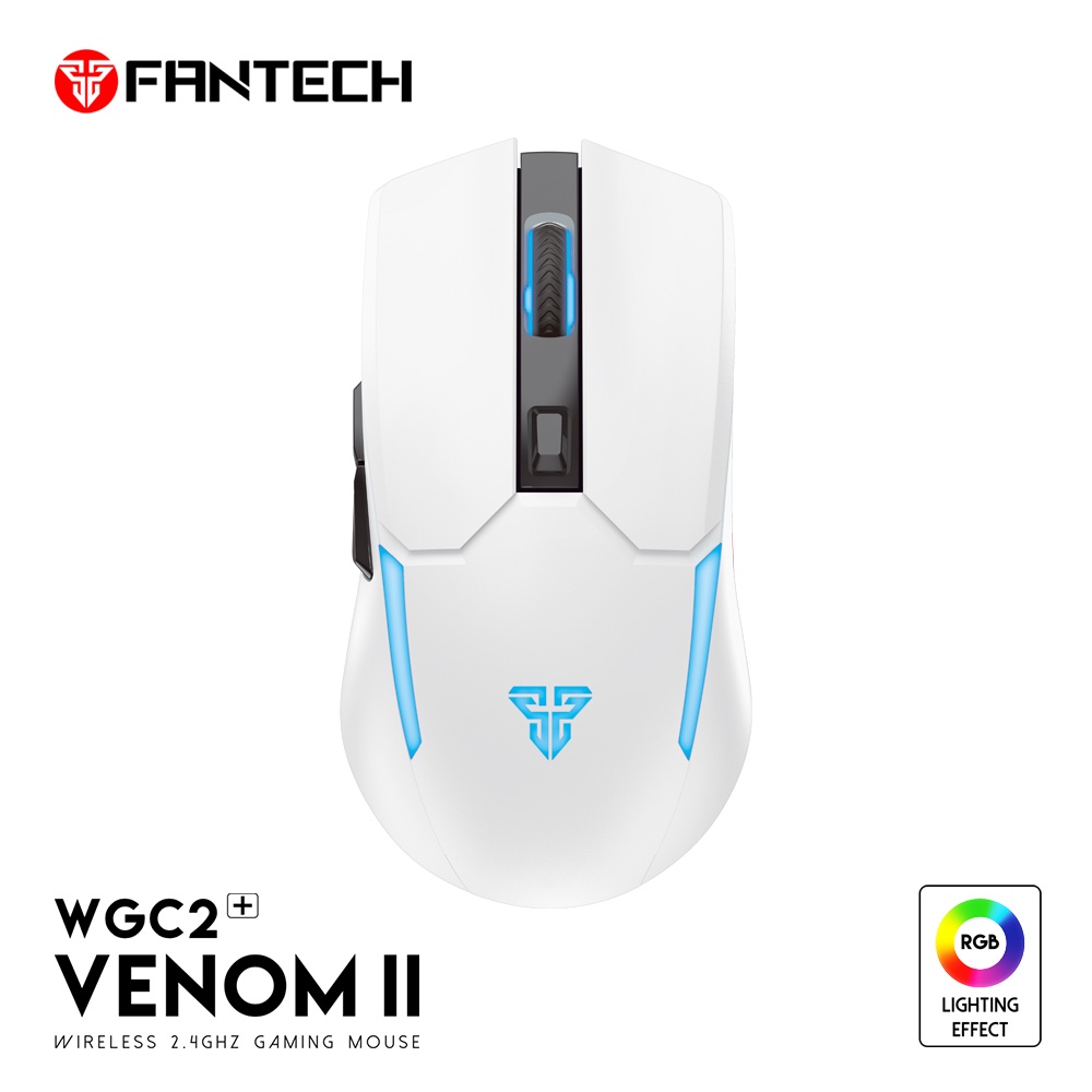 Jual Mouse Fantech VENOM II WGC2 Wireless Gaming Rechargeable White ...