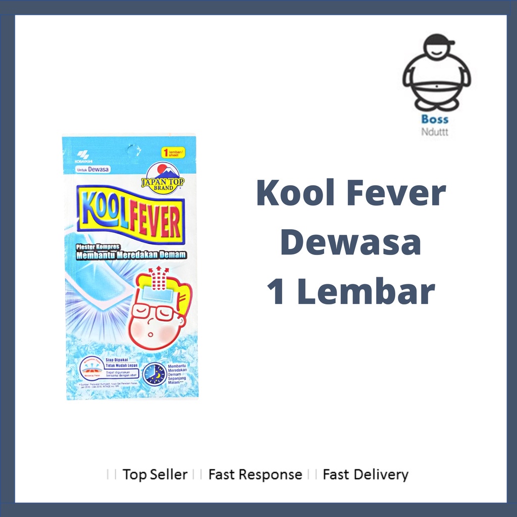 Jual Kool Fever Dewasa 1 lembar/sheet | Shopee Indonesia