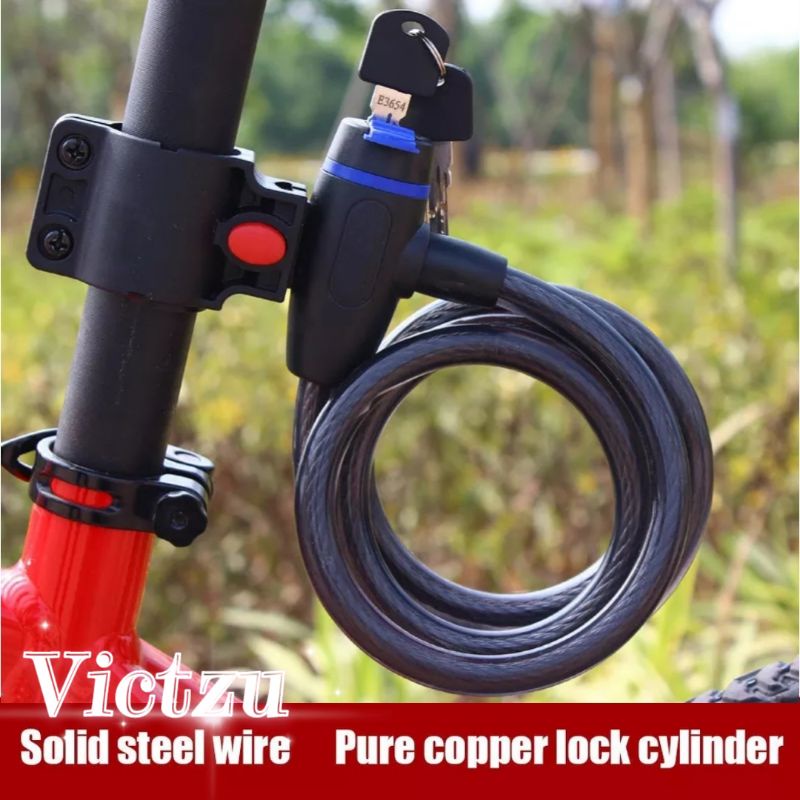 Jual Kunci Gembok Sepeda Motor Helm SOLID STEEL SAFETY PADLOCKS ...