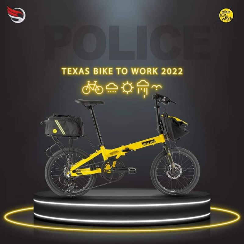 Jual Sepeda Lipat Element Police Texas B2W Bye Two Work 20inch | Shopee ...