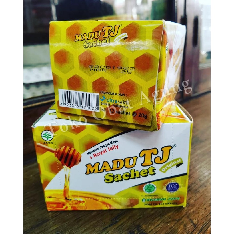 Jual Madu TJ Sachet (1 Box Isi 12 Sachet). Madu Untuk Meningkatkan Daya ...