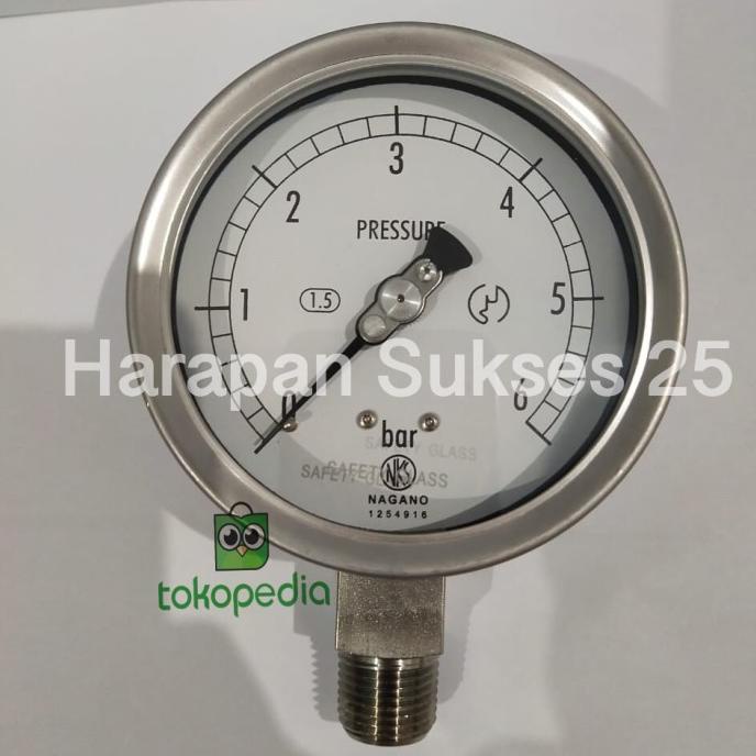 Jual Pressure Gauge Nagano | Shopee Indonesia