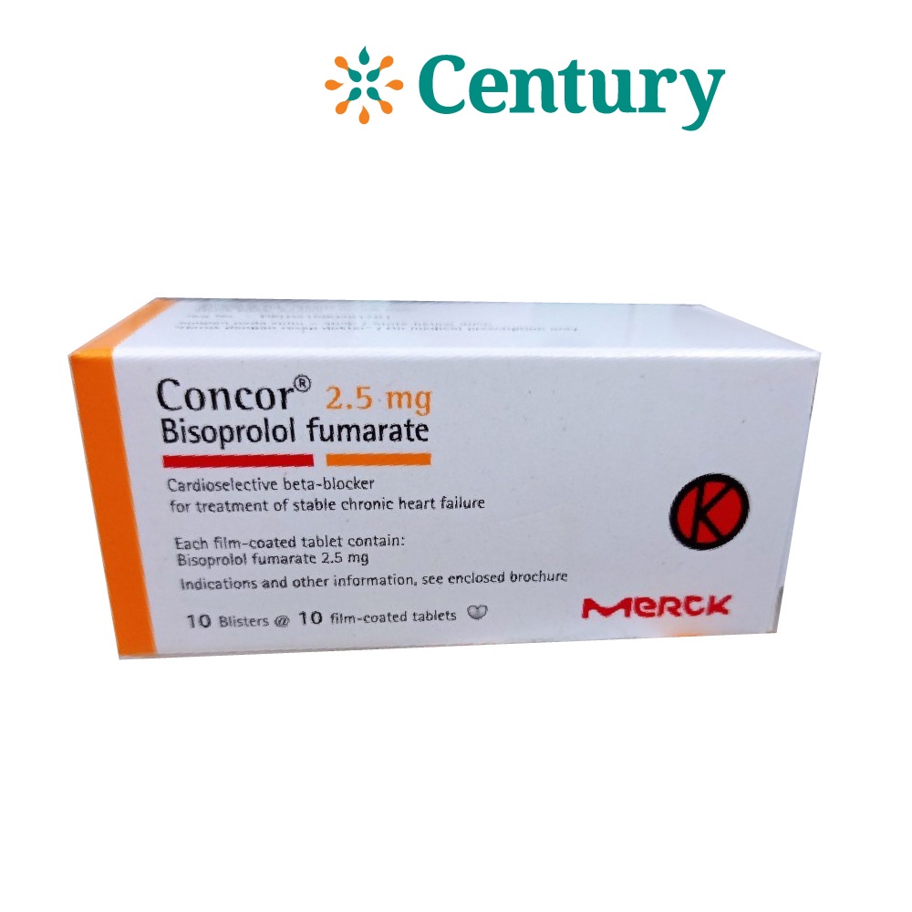 Jual CONCOR 2,5 MG 1 STRIP ISI 10 TABLET/BISOPROLOL/HIPERTENSI/ANTI ...
