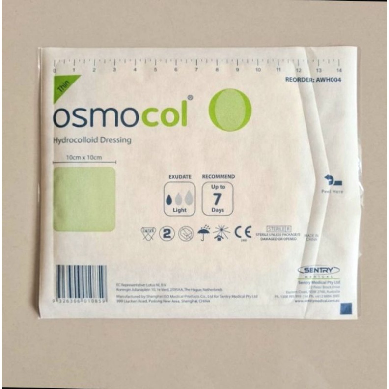 Jual Hydrocolloid Dressing Extra Thin 10cm x 10cm / Osmocol | Shopee ...