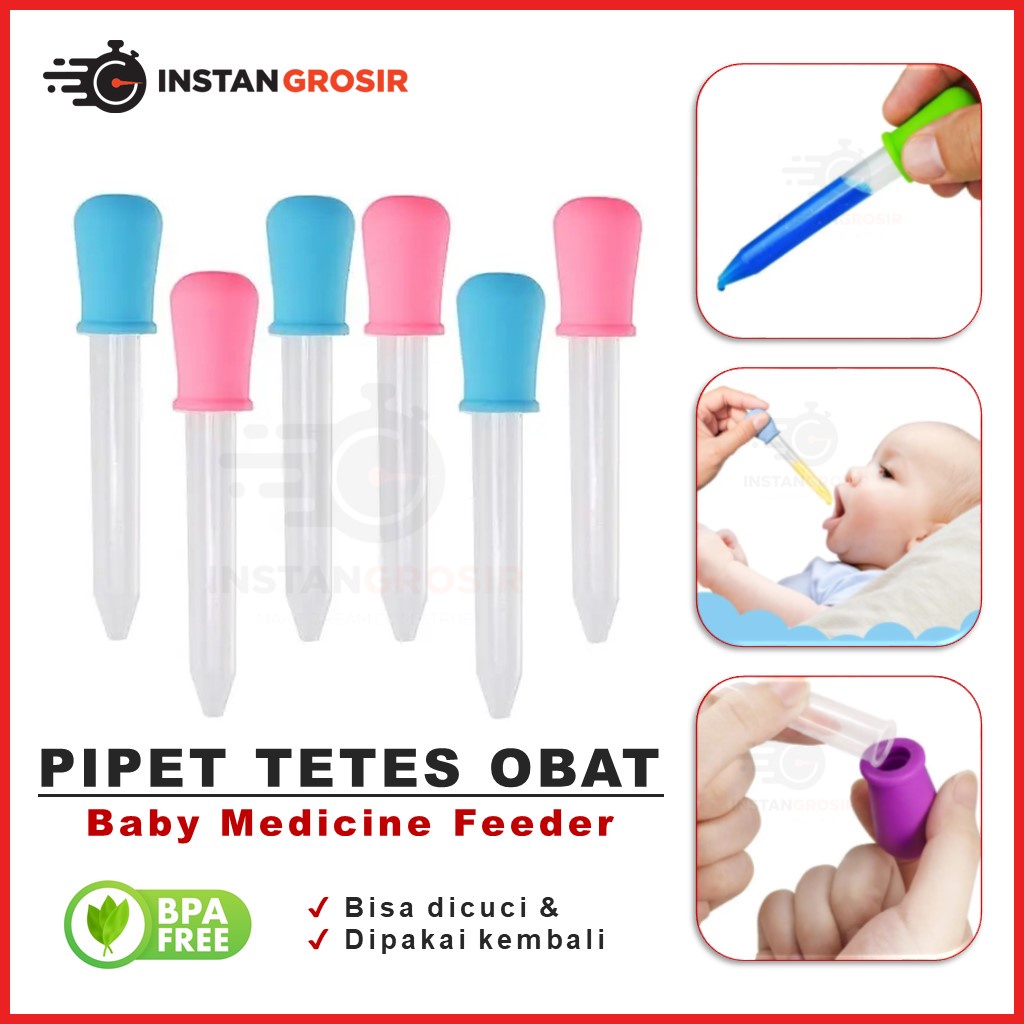 Jual Pipet tetes obat bayi medicine feeder baby penitis alat bantu ...