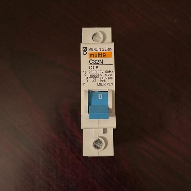 Jual MCB MG Biru 6A 1 Phase 6 Ampere Merlin Gerin | Shopee Indonesia