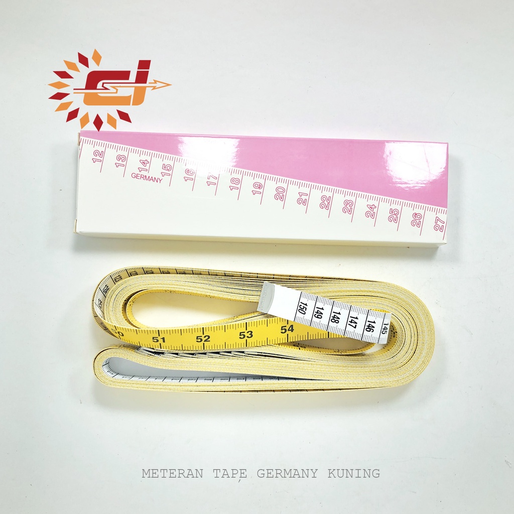 Jual Meteran Kain Germany 150cm - Kuning | Shopee Indonesia