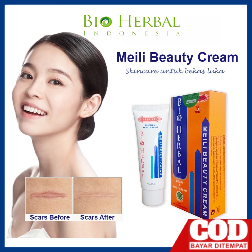 Jual Bio Herbal Meili Beauty Cream Salep Penghilang Bekas luka / Flek ...