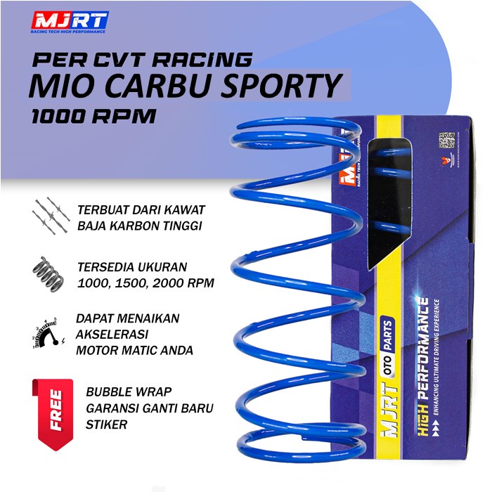 Jual PER CVT RACING 1000 RPM MIO CARBU MIO SPORTY FINO CARBU MIO SOUL ...